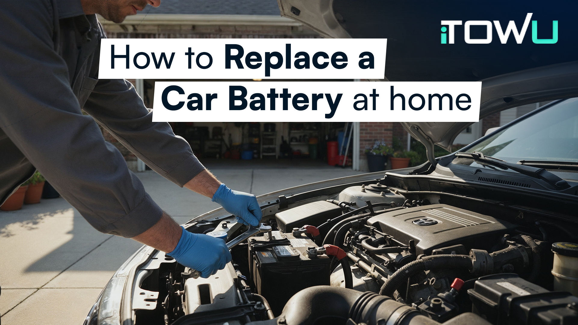 How to Replace a Car Battery at Home in 5 Simple Steps - ITOWU - 24 ...
